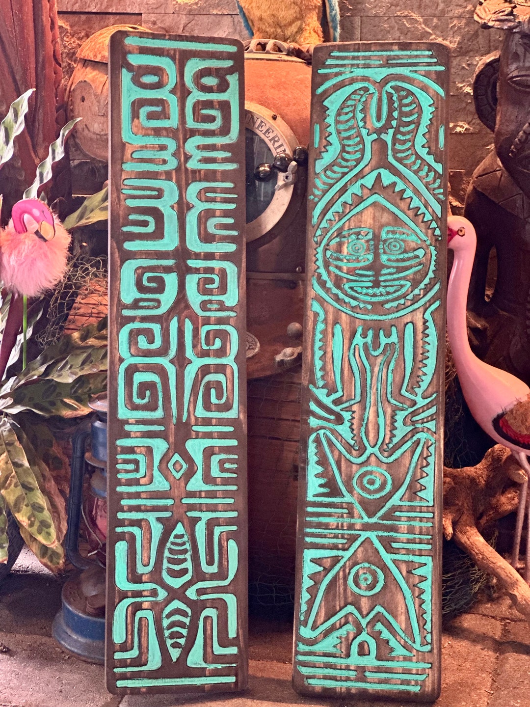Decorative Polynesian Style Wall Panels - Etsy