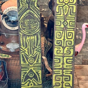 Decorative Polynesian Style Wall Panels - Etsy