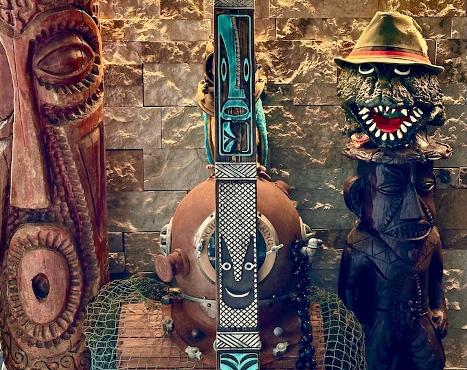 Tiki • Totem • Good Luck Tiki • Hawaiian Tiki • Tiki Decor • Tiki ...