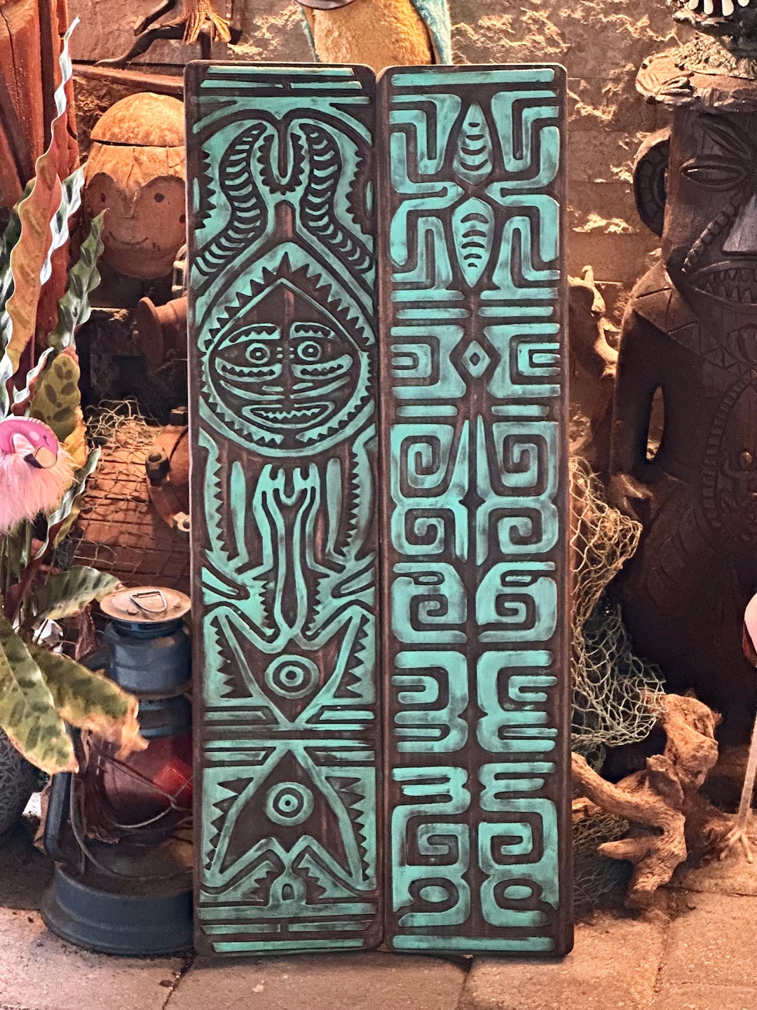 Decorative Polynesian Style Wall Panels - Etsy