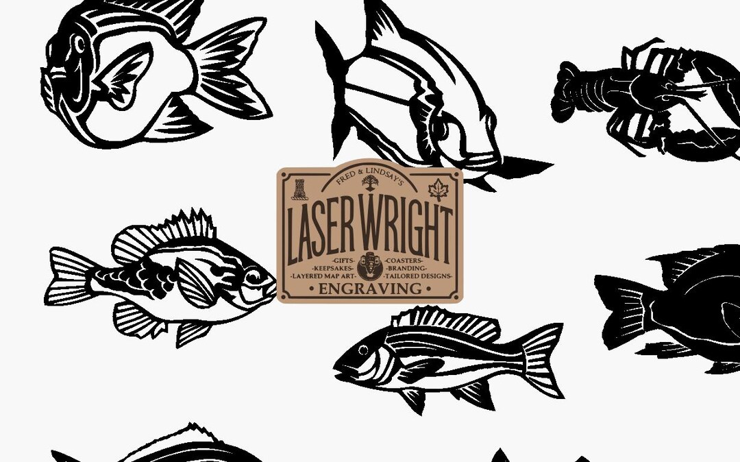 70+ Fish SVG Bundle | Laser File - Etsy
