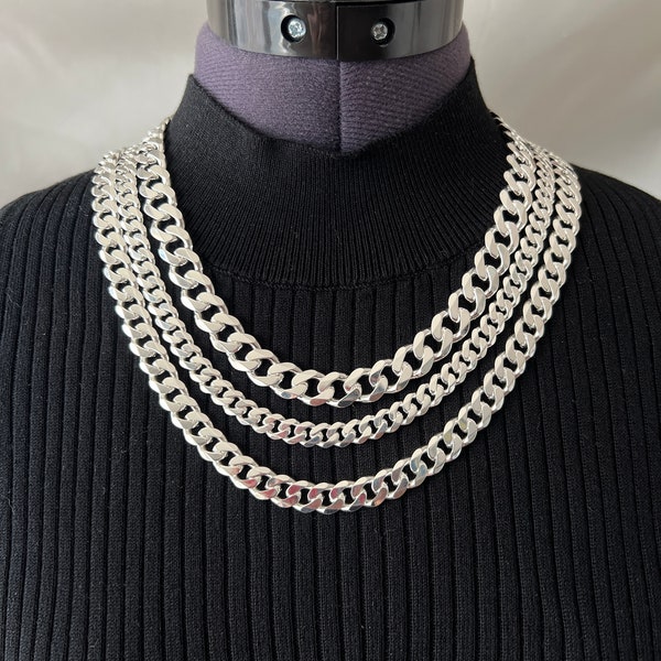 Heavy Silver Chain - Etsy