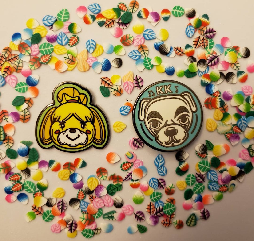 Isabelle and KK Slider Enamel Pin Setdiscount - Etsy