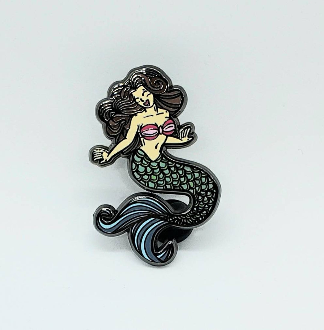 Mermaid of the Seas Enamel Pin - Etsy
