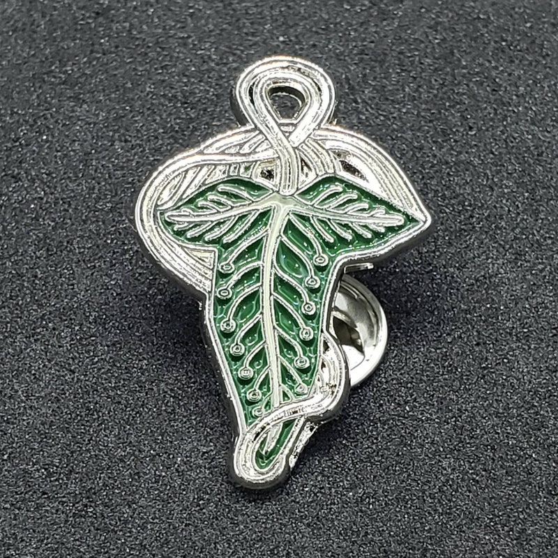Elven Leaf Brooch - Etsy