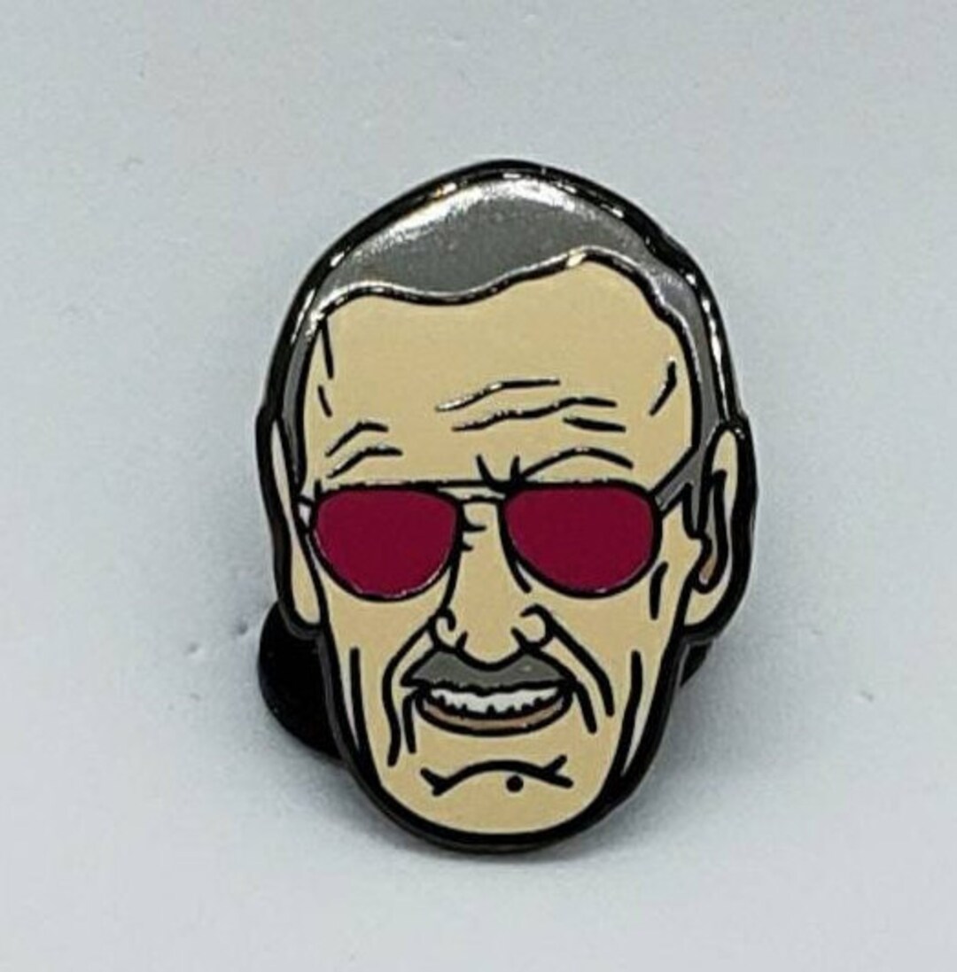 Stan Lee Enamel Pin - Etsy