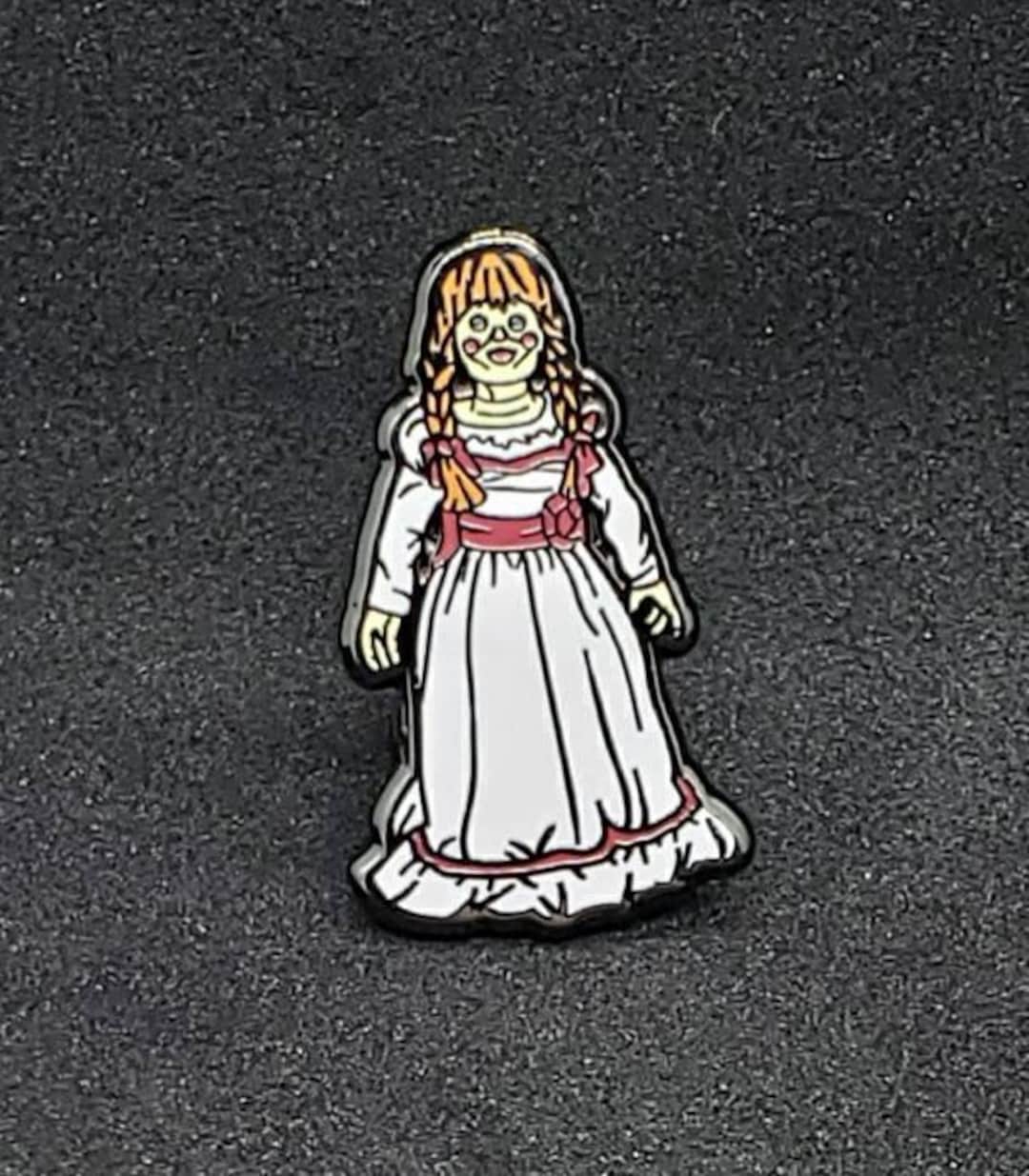 Annabelle Doll Enamel Pin - Etsy