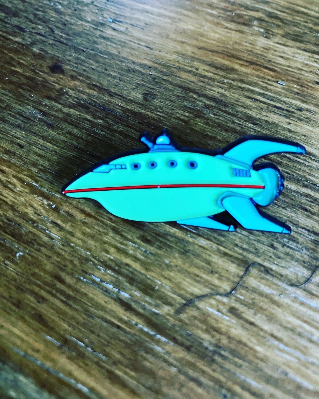 Futurama Planet Express Ship Enamel Pin - Etsy