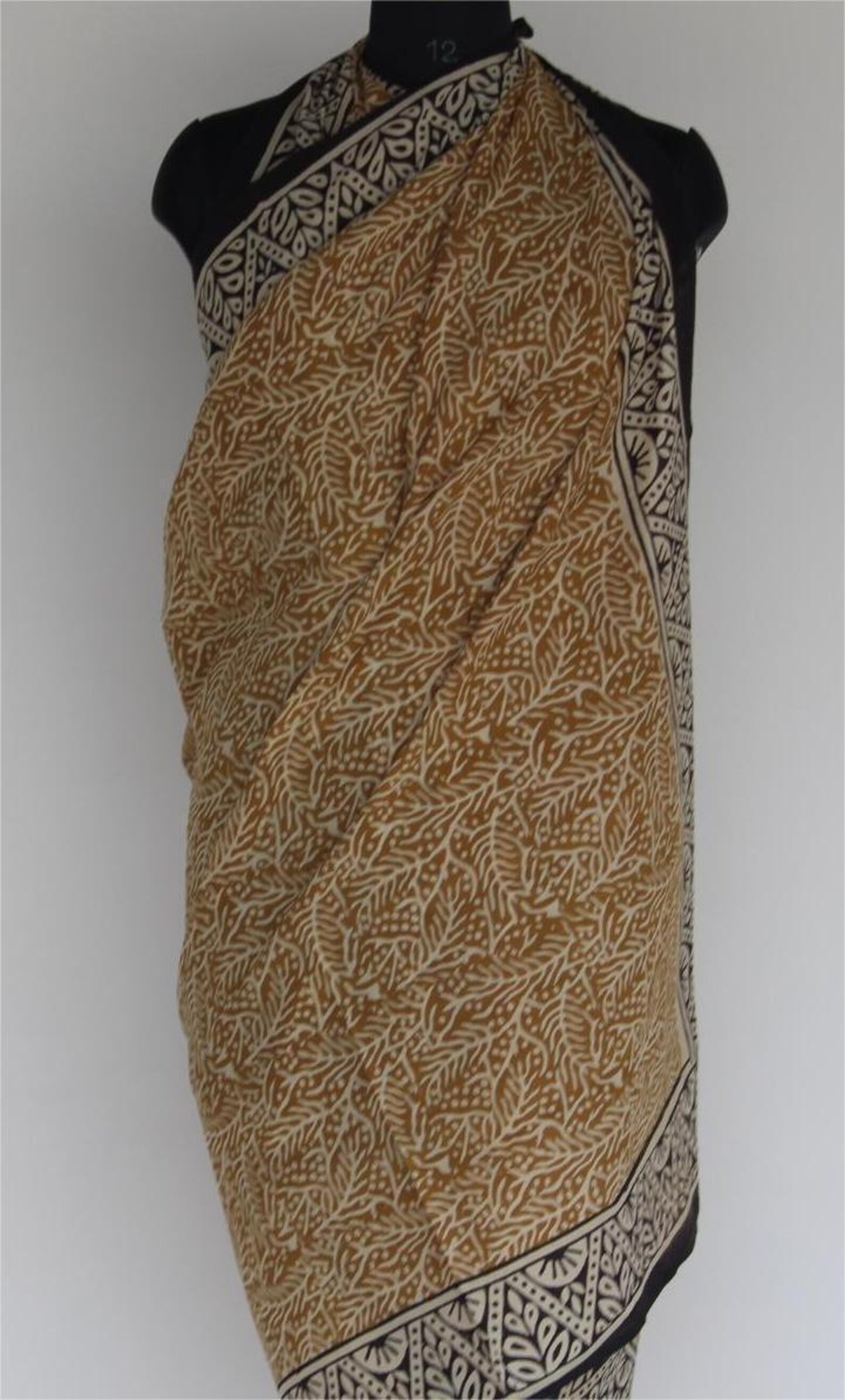 Hand Block Printed Beach Sarong for Women Beach Scarves in Cotton Beach ...