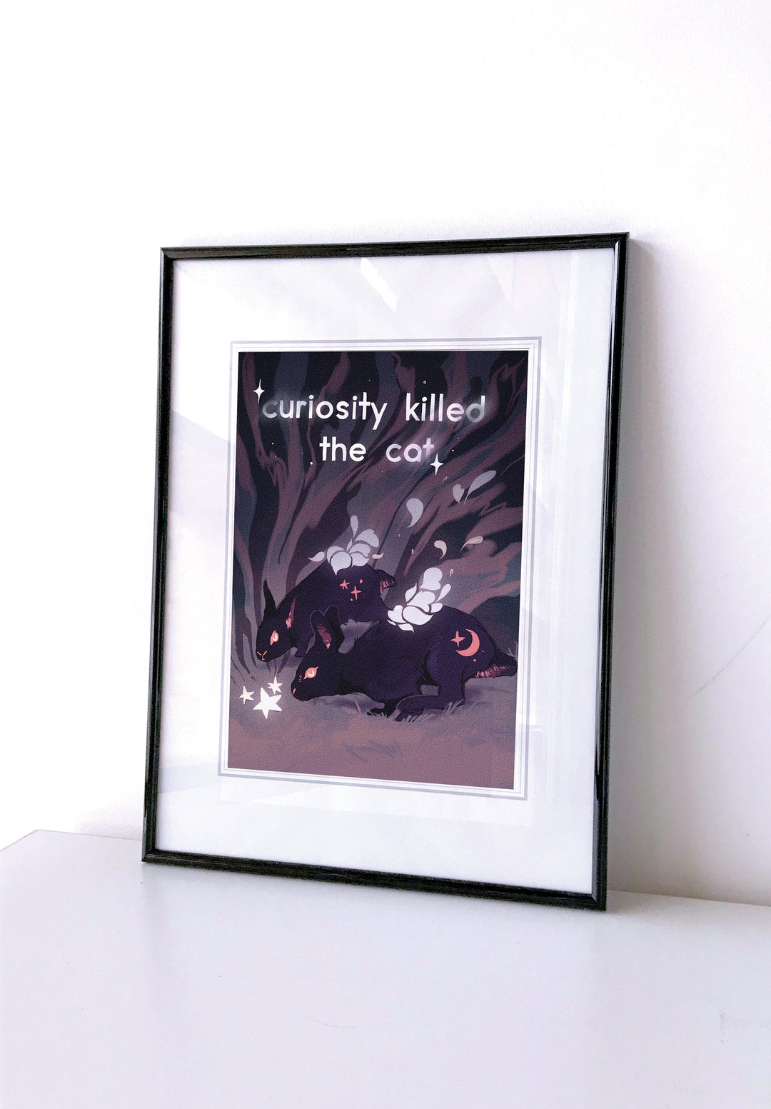 CURIOSITY, Print, Aesthetic, Surreal, Illustration, Quote, Fantasy ...