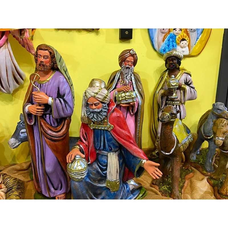 Handmade Nativity Scene Entirely Made and Decorated by Hand | Etsy