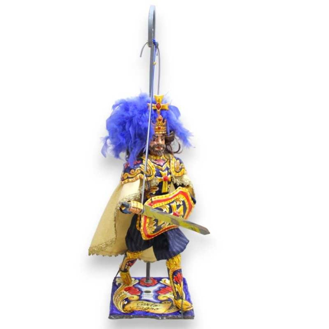 Sicilian Puppet, Paladin in Caltagirone Ceramic, H Approx. 80 Cm ...
