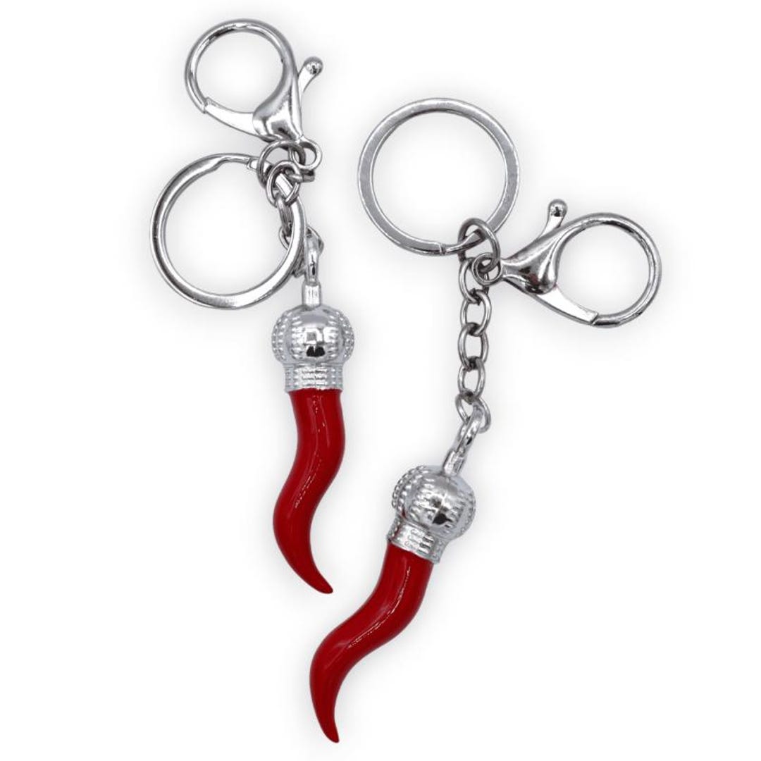 Steel Lucky Horn Key Ring, Approx. 6 Cm High 1pc - Etsy