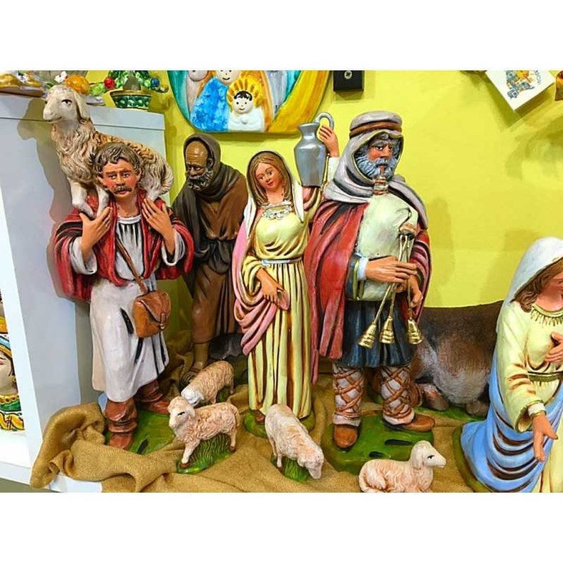 Handmade Nativity Scene Entirely Made and Decorated by Hand | Etsy
