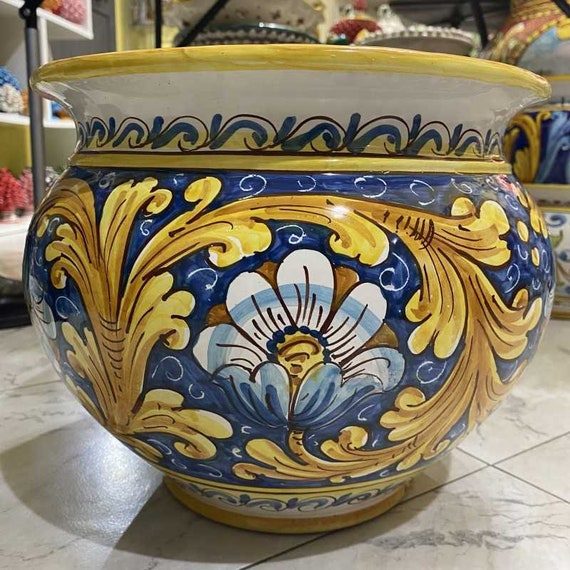 ceramic plant pot diameter about 20 cm Cachepot Art & Collectibles Fine ...