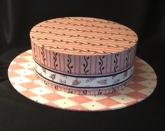 Cardboard hat box | Etsy