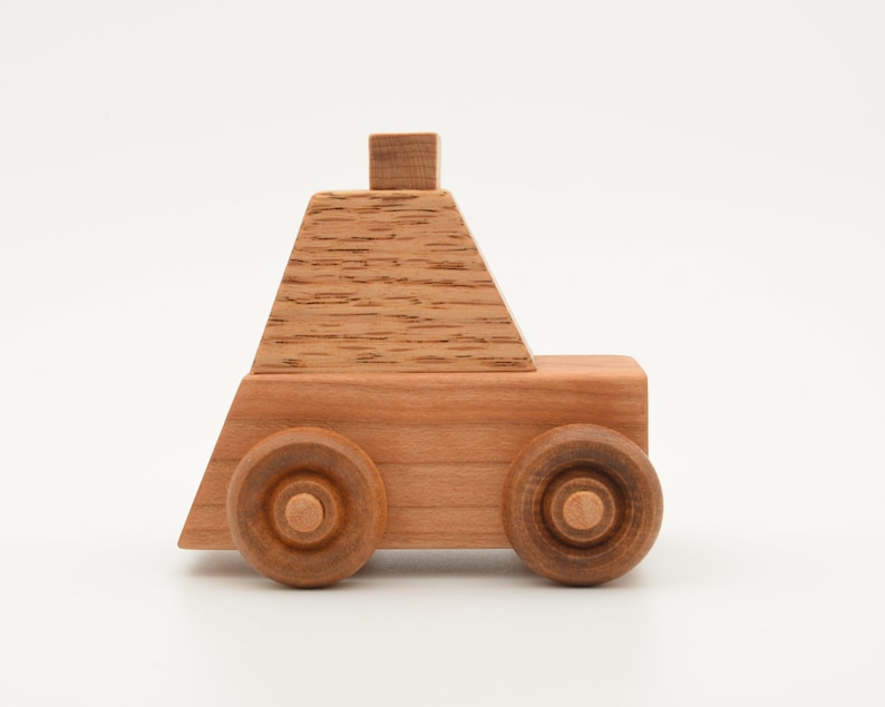 Wooden Toy Police Car - Natural Wood - Handcrafted - Etsy