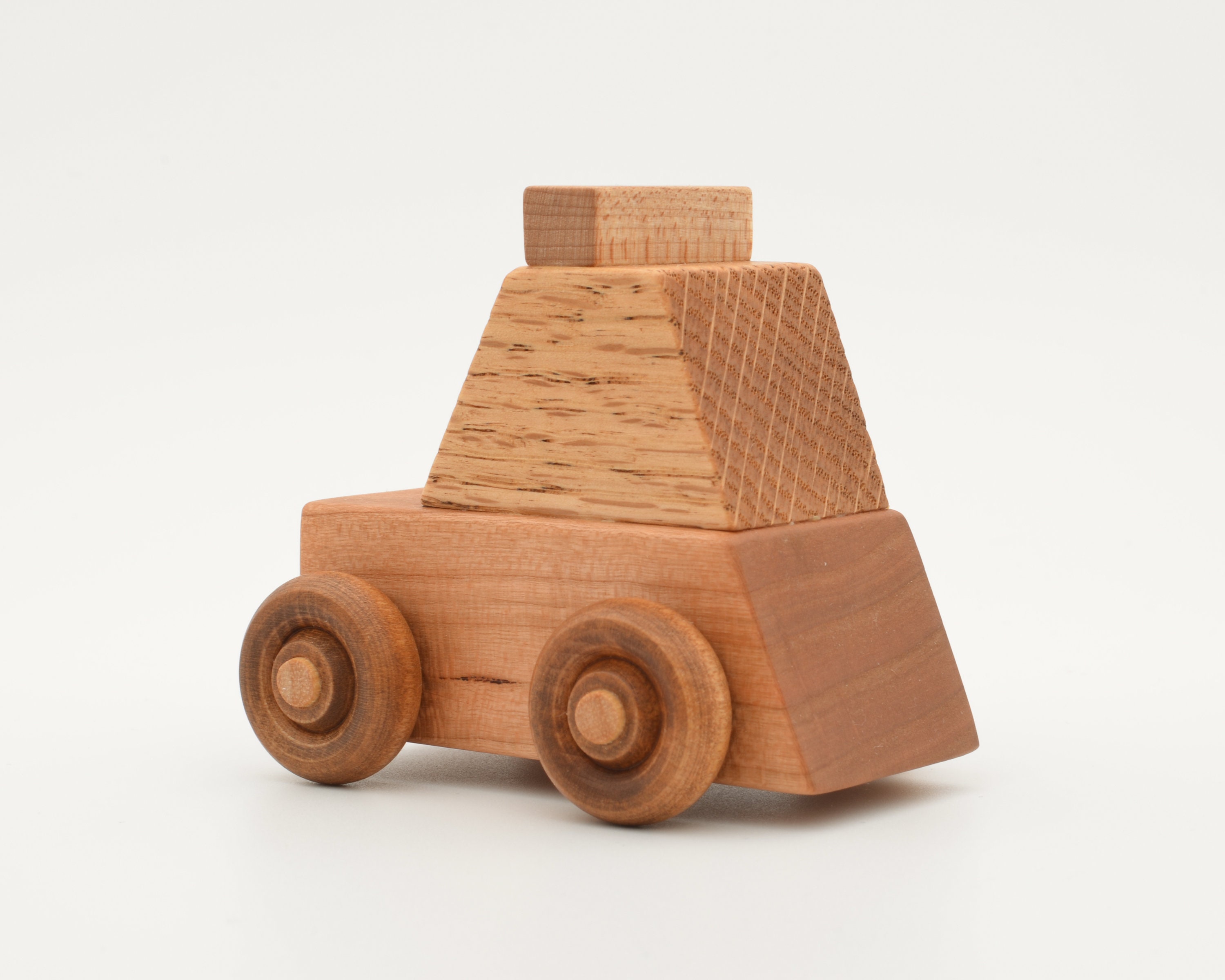 Wooden Toy Police Car - Natural Wood - Handcrafted - Etsy