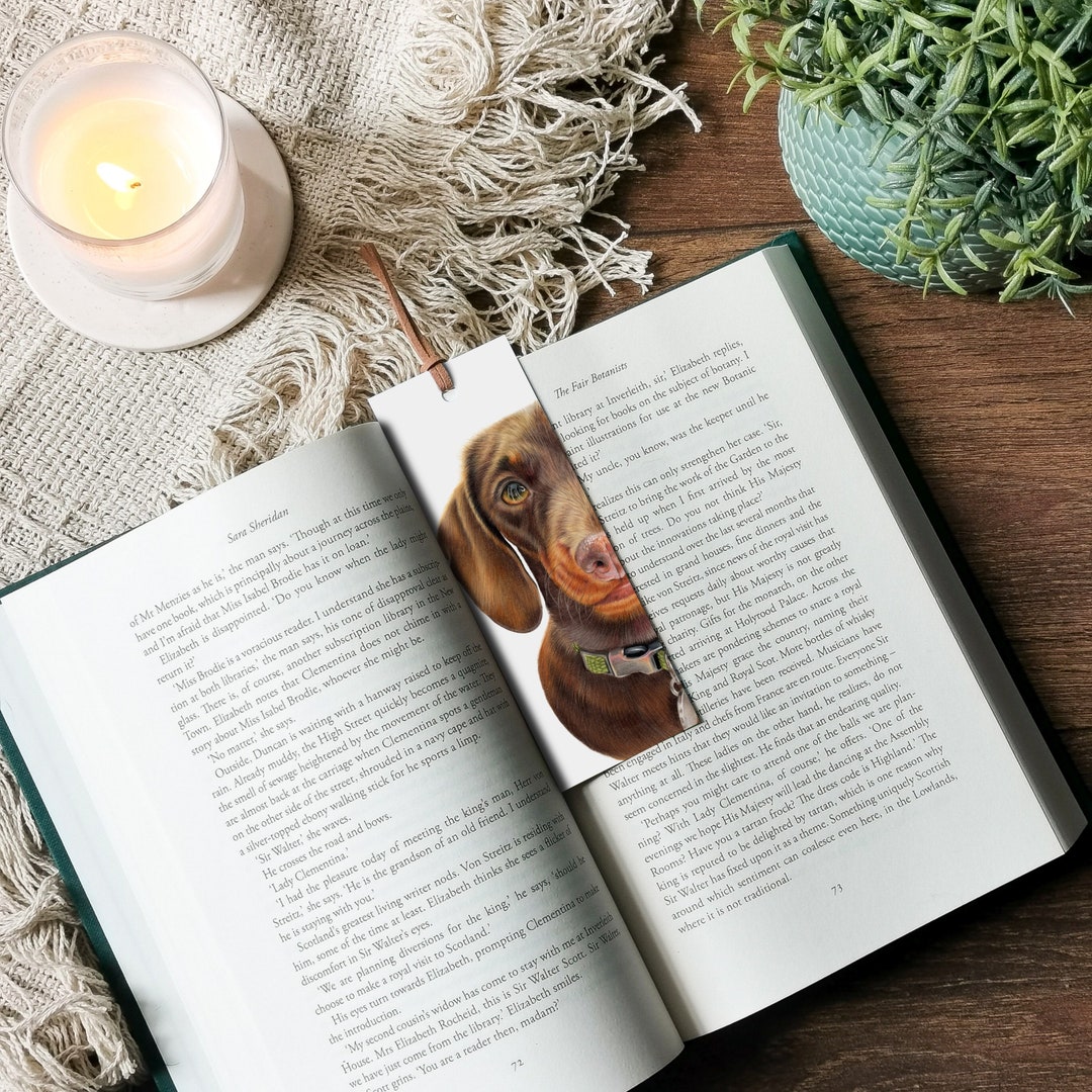 Dachshund Bookmark Sausage Dog Bookmark Dog Bookmark Animal Bookmark ...