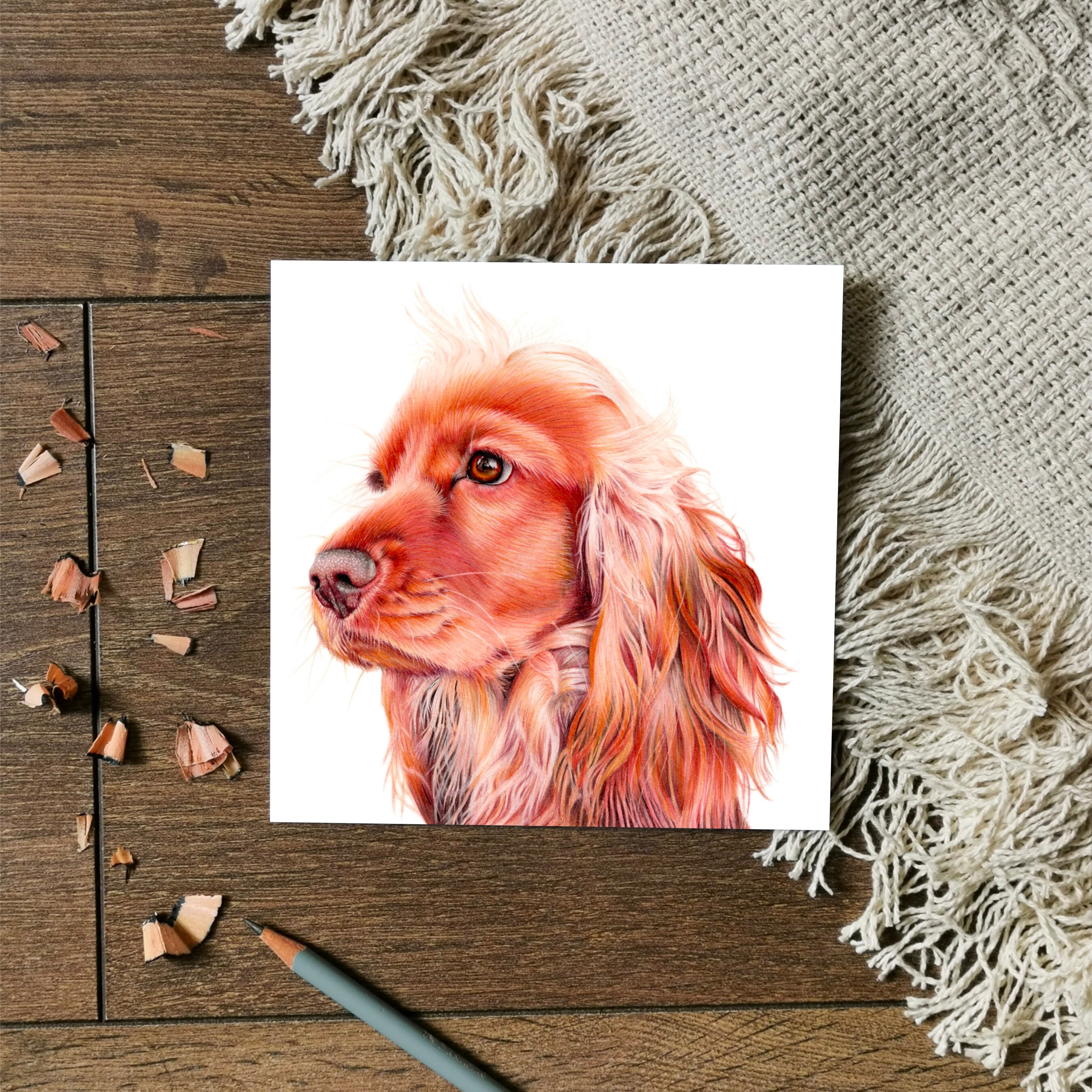 Cocker Spaniel Greetings Card Pet Greetings Card Dog Card - Etsy