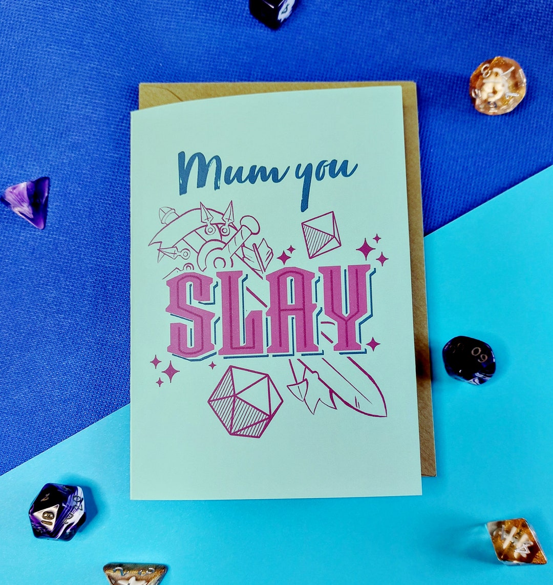 DND Mothers Day Card A Card for Dungeons and Dragons Player - Etsy