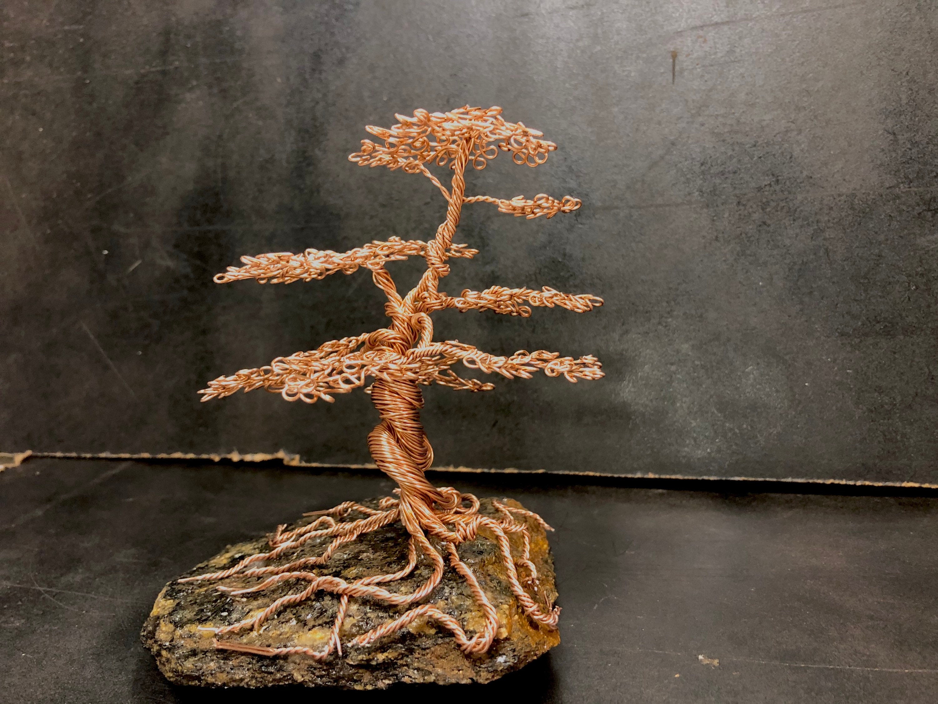 Copper Wire Bonsai Tree - Etsy