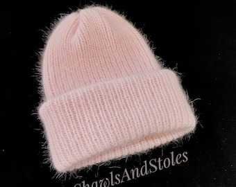 Pink Fluffy Hat - Etsy