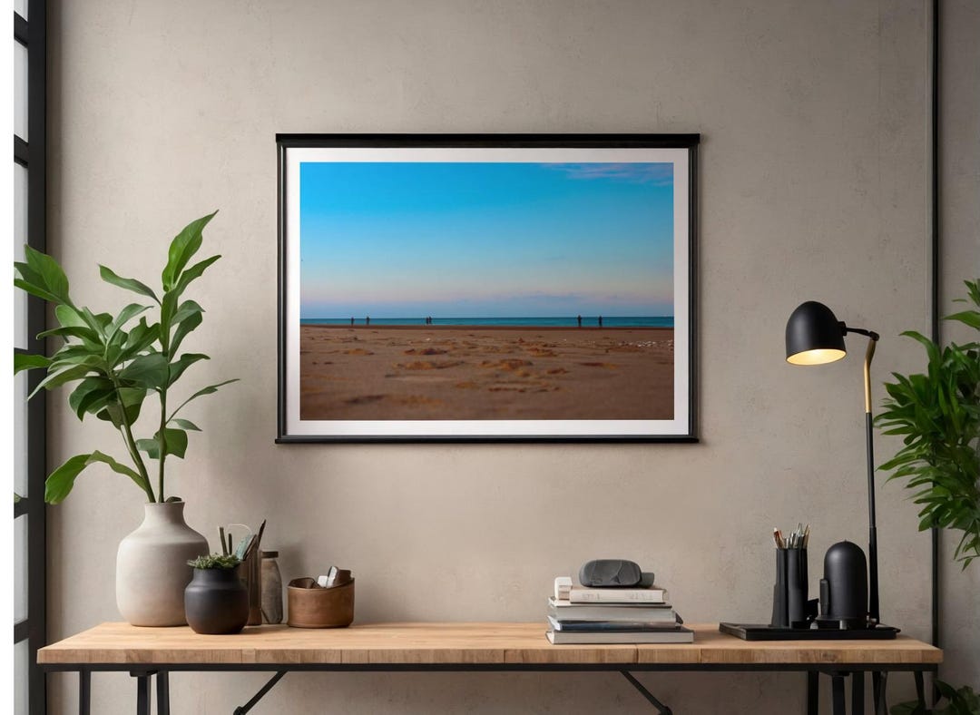 Omaha Beach in the Evening, Color Photography, French Landscape, Beach ...