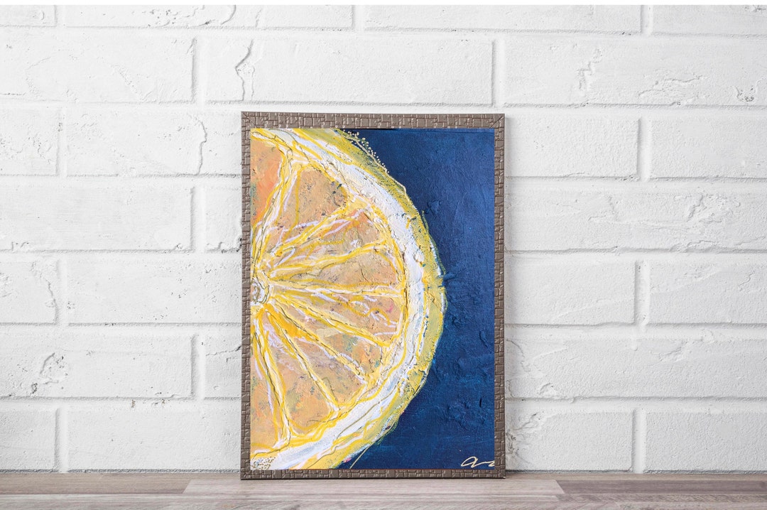 Small Lemonade Gallery Painting - Etsy