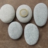 Smooth Big Oval Shaped White Mediterranean Beach Rocks for Mandala ...