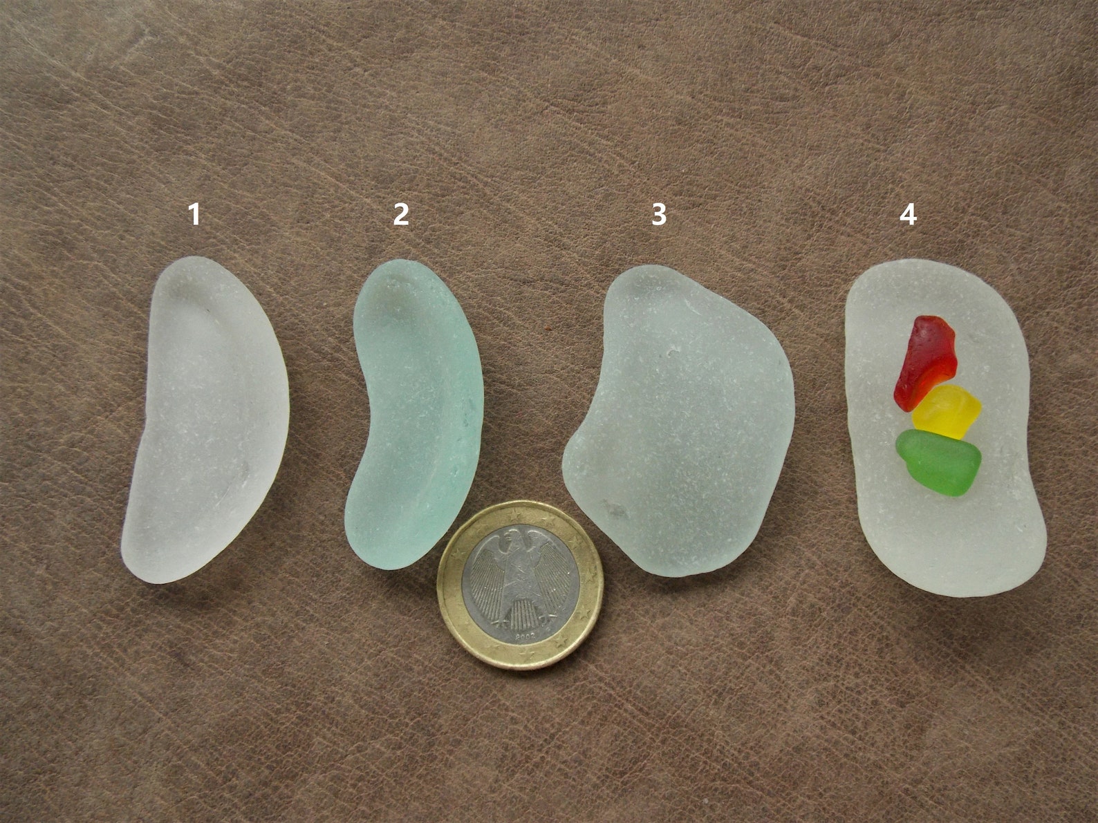 Unique Genuine Sea Glass Set for Jewelry Making. Rare Colors | Etsy