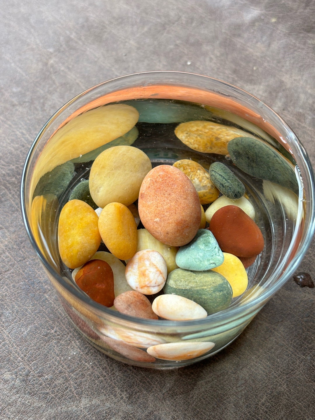 Assorted Smooth Colorful Sea Pebbles for Aquarium Fish Tank Decor ...