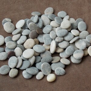 100 Smooth Miniature Sea Rock Pebbles; Tiny Craft Stones Bulk; Mini ...