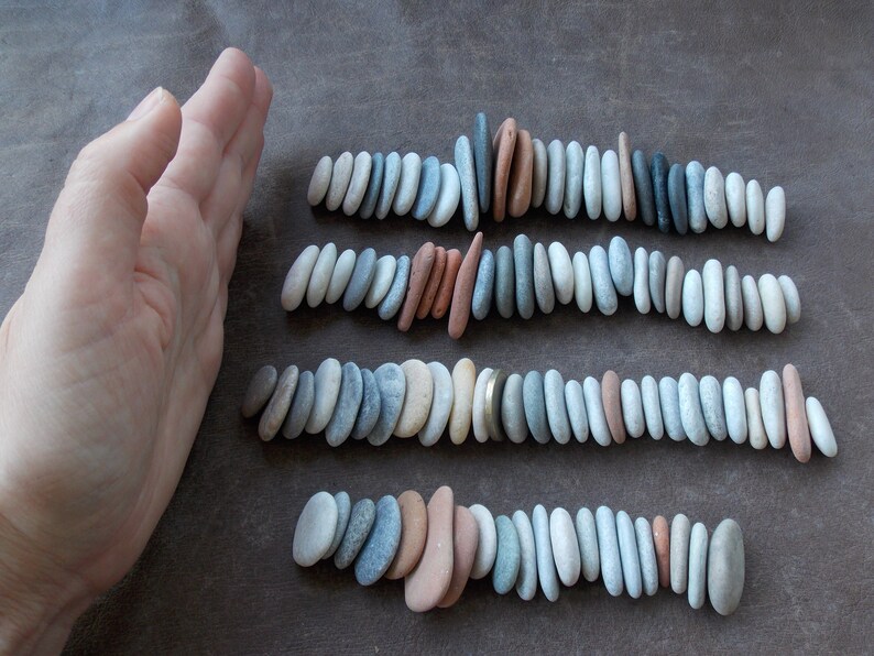 100 Flat Thin Beach Rocks for Craft Pebble Art DIY Projects - Etsy