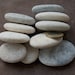 10 Flat Oval Shaped Beach Rocks for Pebble Art, Mandala Painting ...