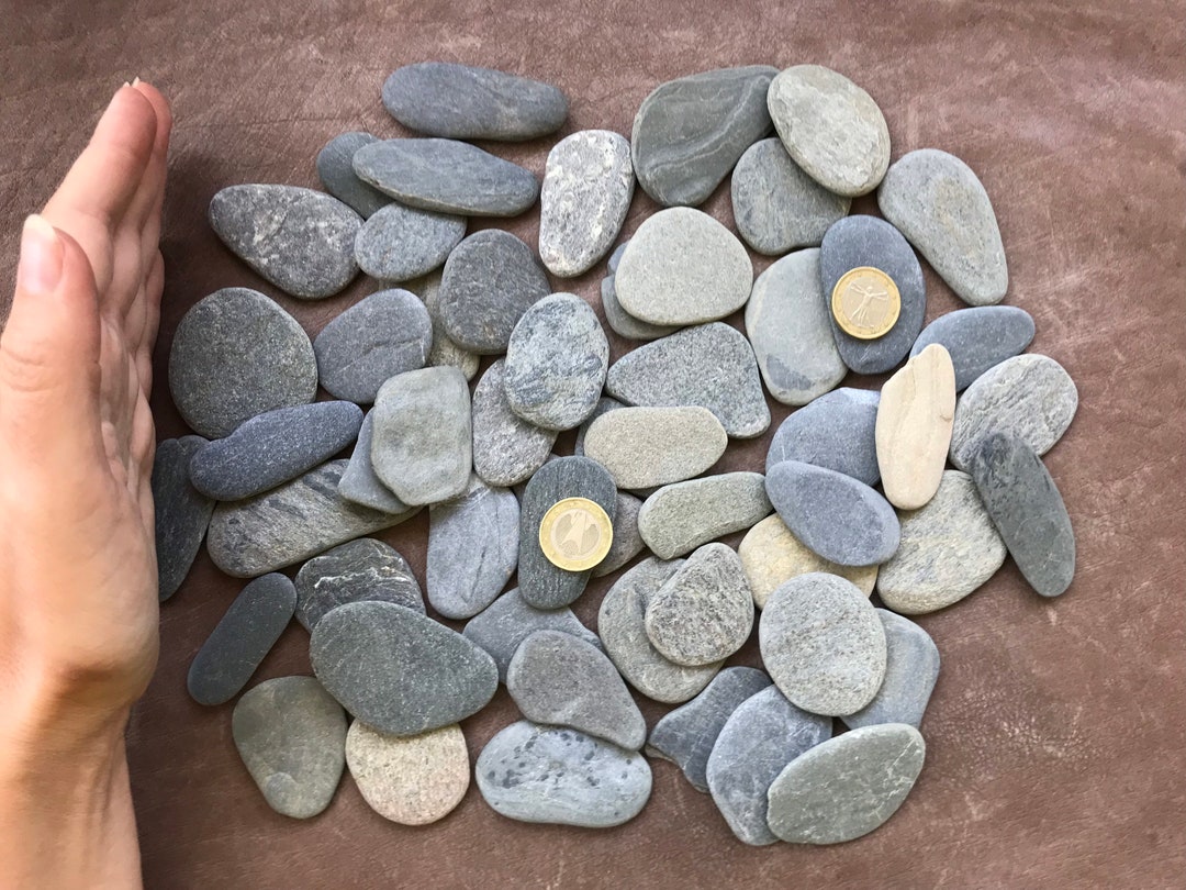 Mediterranean Slate Rocks, Beach Pebbles for Crafts, Mosaic Art - Etsy