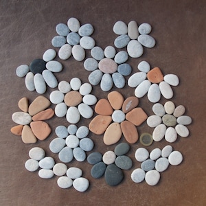 100 Flat Thin Beach Rocks for Craft Pebble Art DIY Projects; Colorful ...