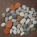 50 Flat Smooth Oval & Round Colourful Beach Stones for Pebble - Etsy