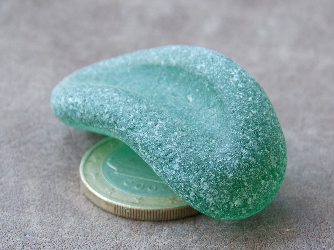 Stunning Large Beautifully Frosted Seaglass Chunk; Rare Authentic Sea ...