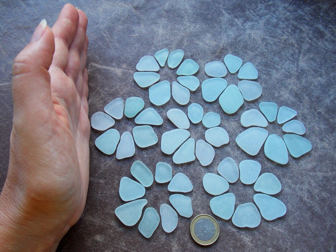 High Quality Authentic Sea Glass; 50 Perfectly Frosted Genuine Surf ...