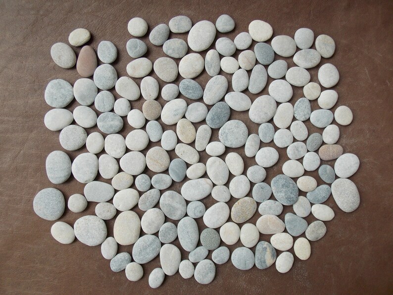 2lbs-145 Smooth Flat Beach Stones for Pebble Art Painting & | Etsy