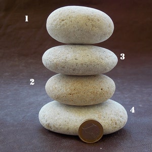 Smooth Big Oval Shaped White Mediterranean Beach Rocks for Mandala ...