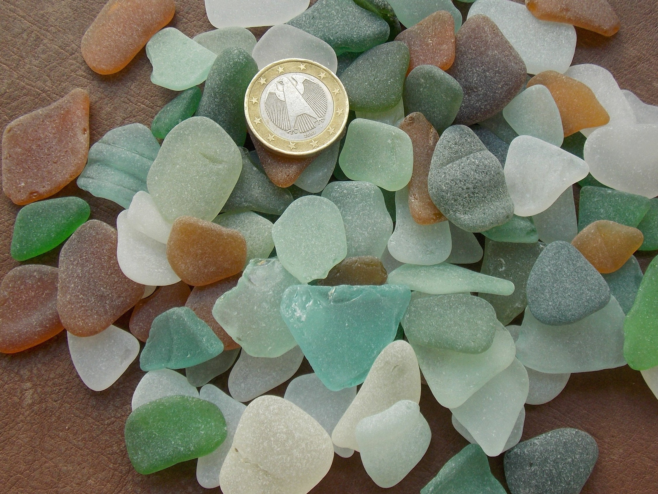Bulk Frosted Genuine Surf Tumbled Spanish Sea Glass for Jewelry, Mosaic ...