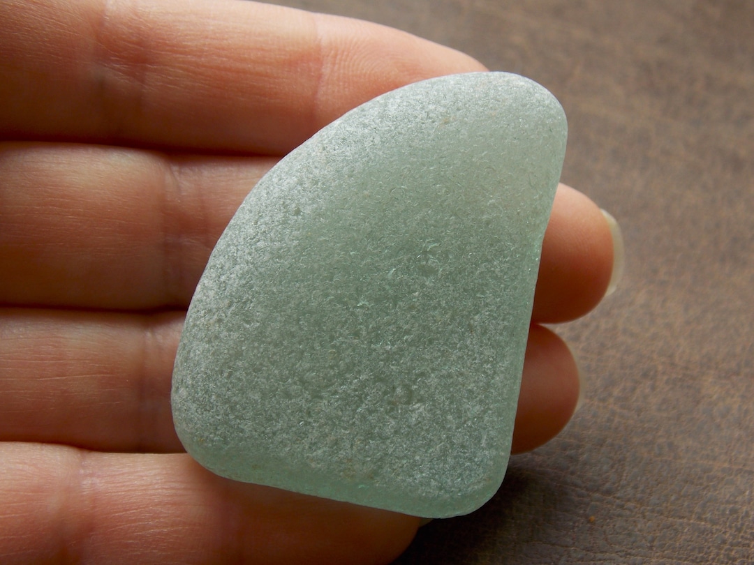 Collectible Big Chunky Genuine Pale Aquamarine Sea Glass; Rare Sea ...