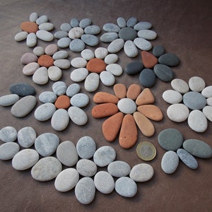 100 Flat Thin Beach Rocks for Craft Pebble Art DIY Projects | Etsy