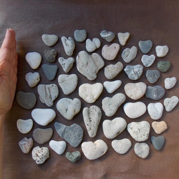 Heart Shaped Rocks - Etsy