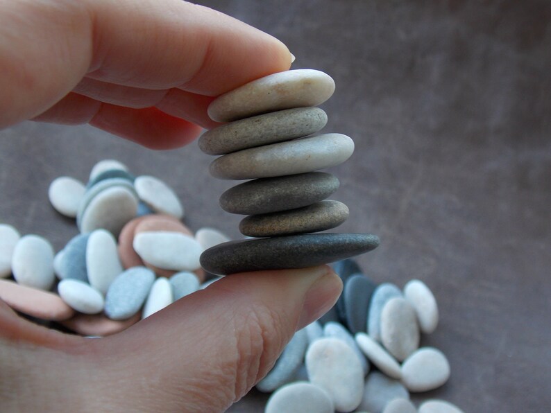 100 Flat Thin Beach Rocks for Craft Pebble Art DIY Projects - Etsy