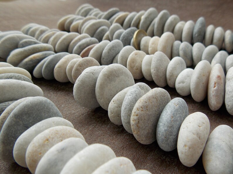 2lbs-145 Smooth Flat Beach Stones for Pebble Art Painting & | Etsy