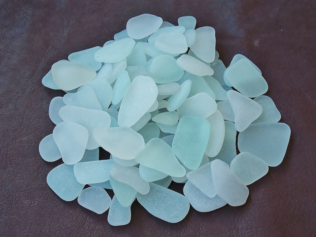 100 Pcs Flawless Genuine Surf Tumbled Sea Glass for Jewelry Making ...