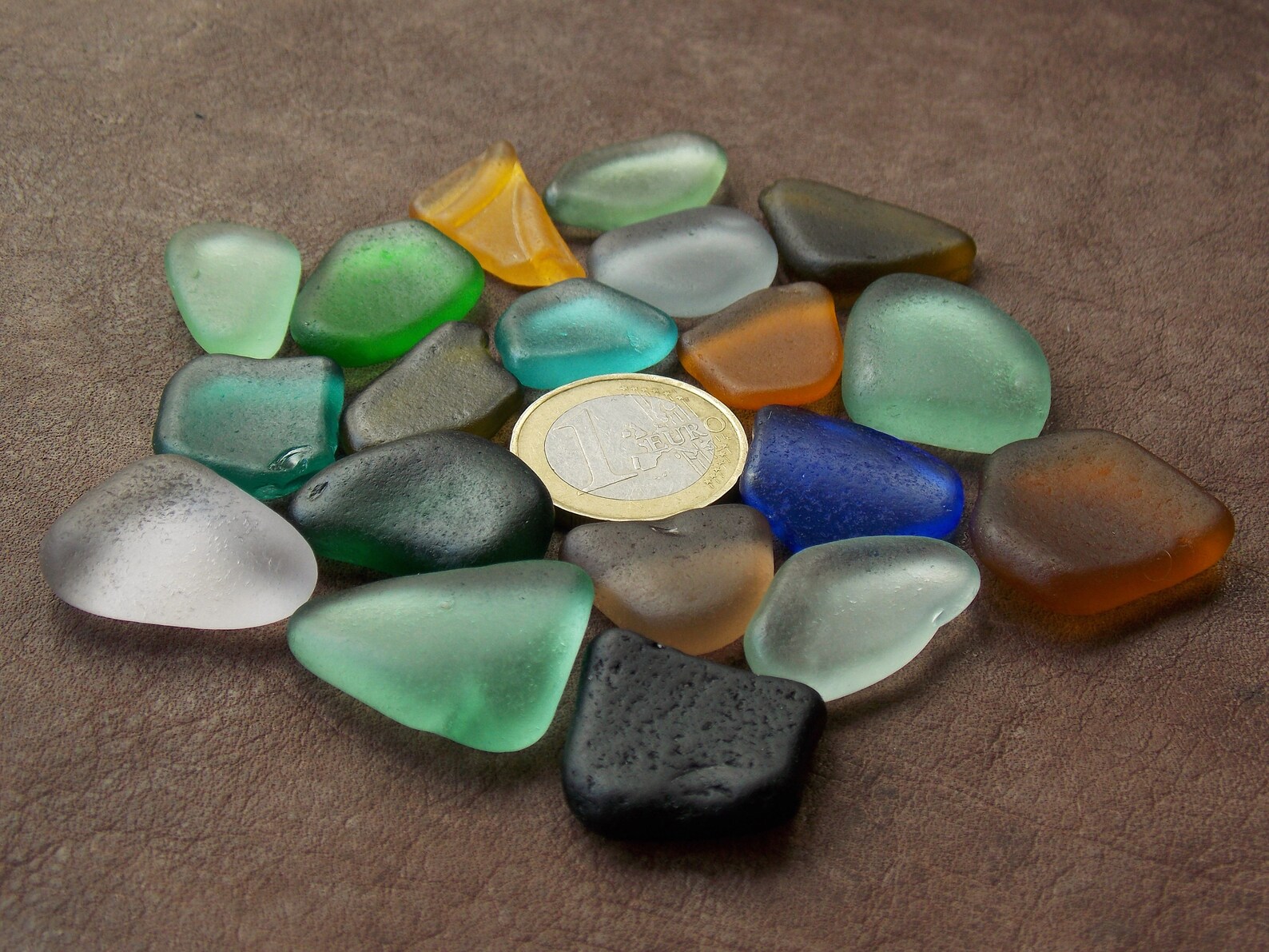 20 pcs Rare colors genuine sea glass collection Surf tumbled | Etsy